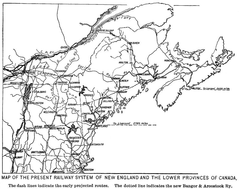 Railroad Extra - EARLY RAILWAYS BETWEEN NEW ENGLAND AND CANADA